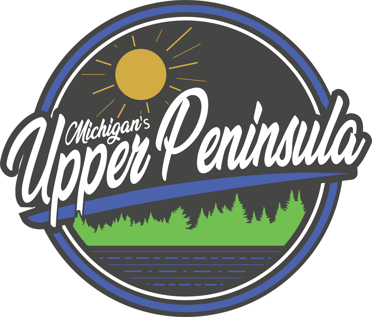 Round Michigan's Upper Peninsula Sticker – Down Wind Sports